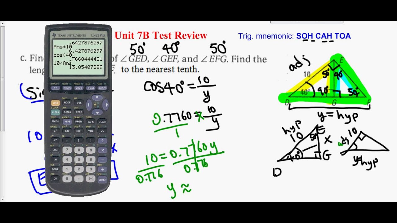Unit 7B Test Review, #6c - YouTube