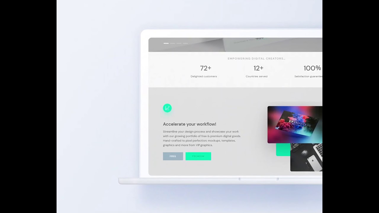 Animated Macbook Mockup for Adobe XD (VIP.graphics) - Light Version ...