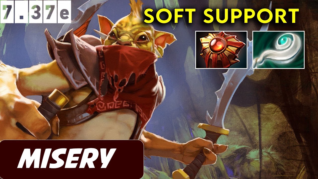 Misery Bounty Hunter Soft Support - Dota 2 Patch 7.37e Pro Pub Gameplay - YouTube