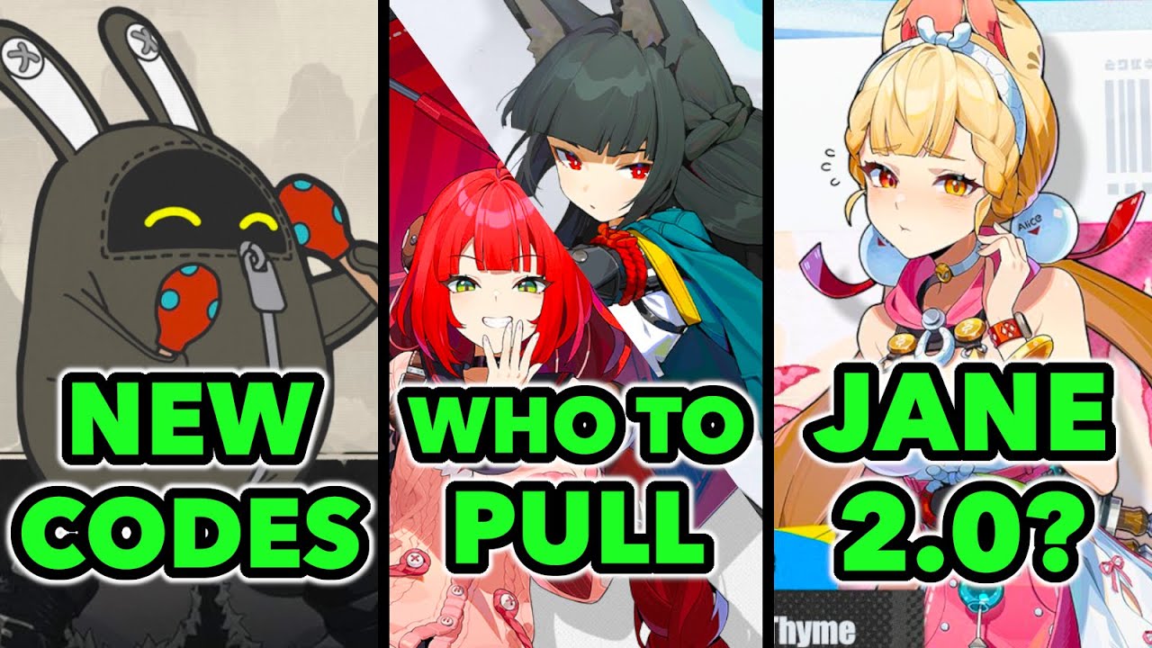 [ZZZNews] 5 NEW CODES! WHO TO PULL IN 2.1! WILL ALICE REPLACE JANE? - Zenless Zone Zero - YouTube