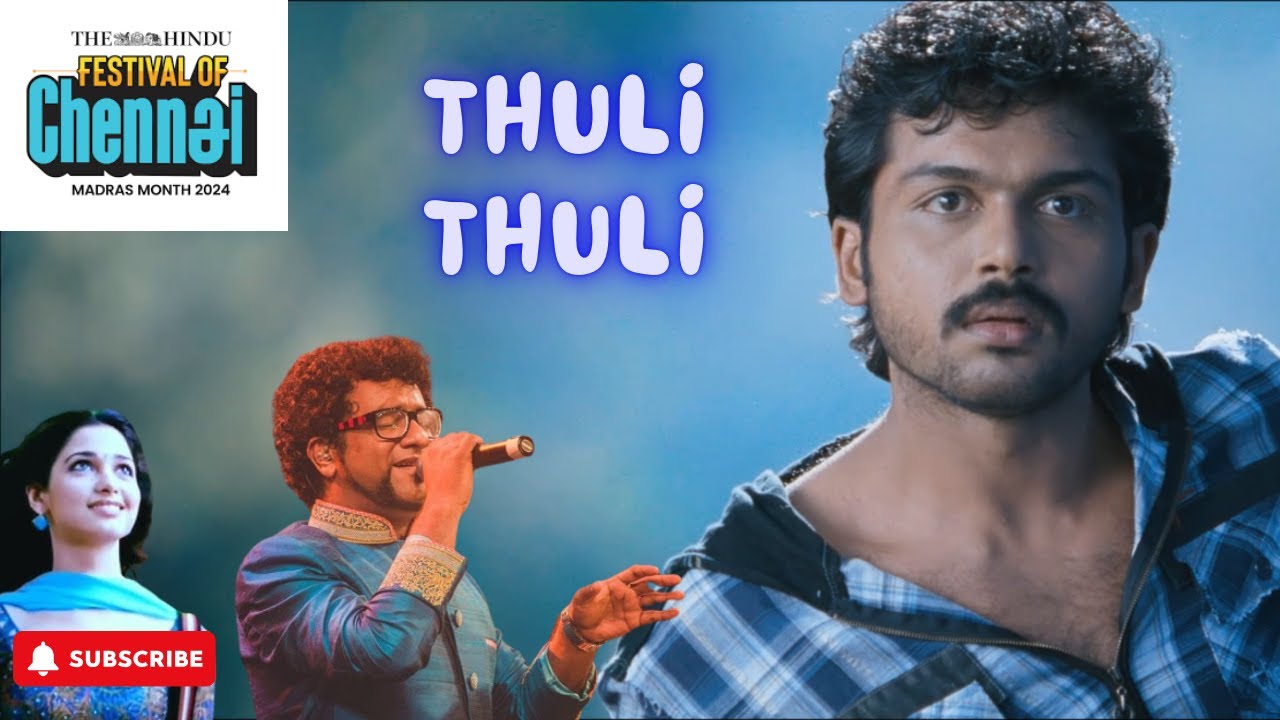 Thuli Thuli song |Paiyaa | cover by |Haricharan @madeofchennaithehindu ...