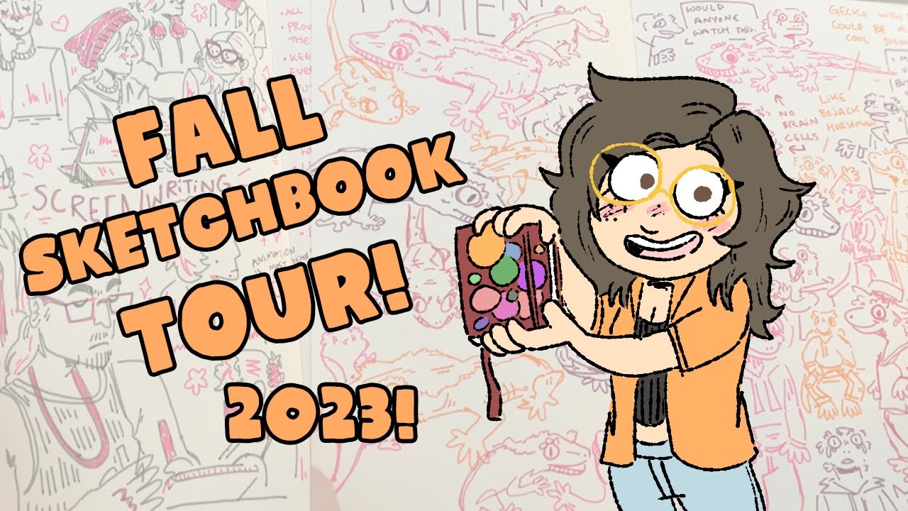 SKETCHBOOK TOUR! ☆ CalArts Third Year (August - November 2023) - YouTube