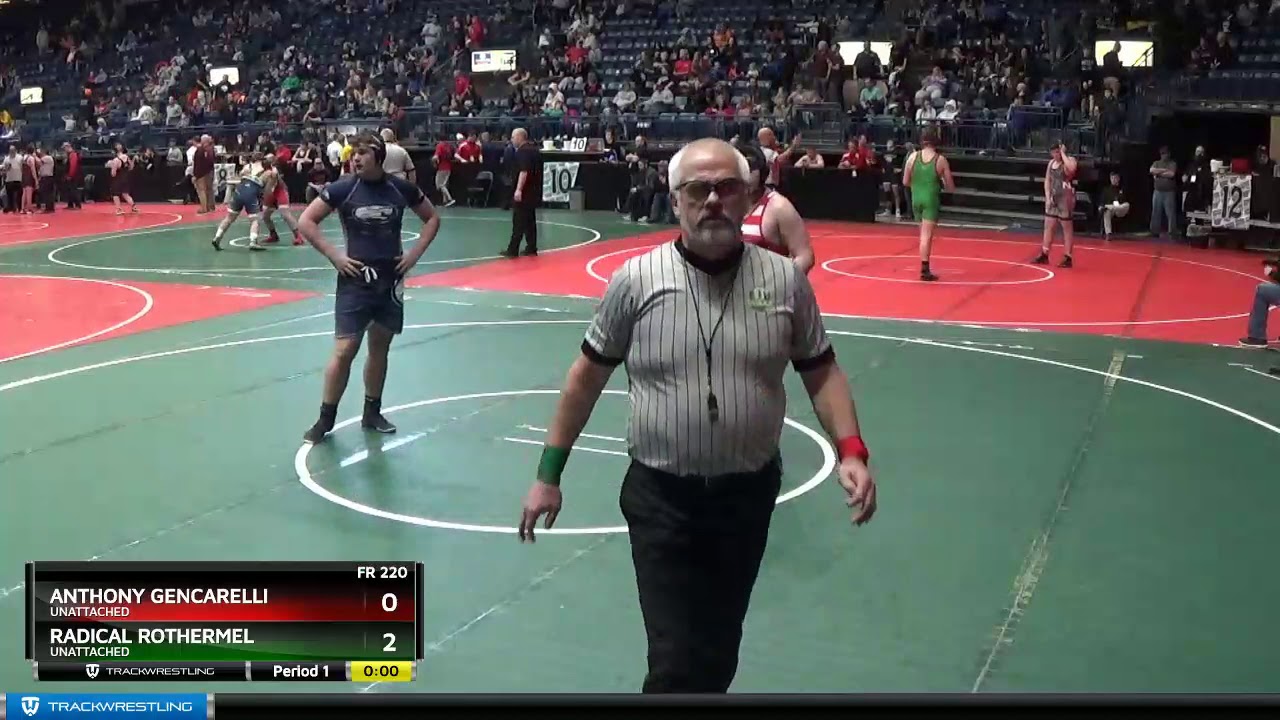 Anthony Gencarelli vs Radical Rothermel 2019 OAC Freshman State 220 lbs ...