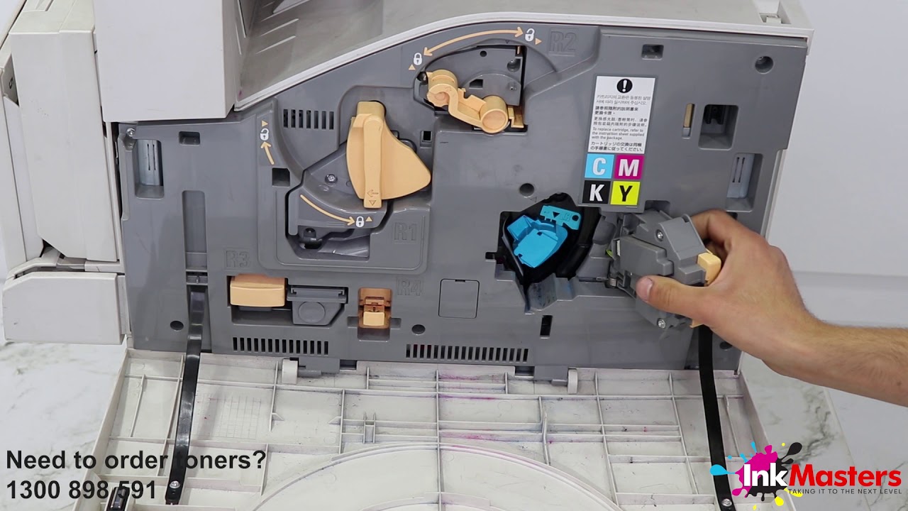 How to Install Fuji Xerox 3000 toner - YouTube