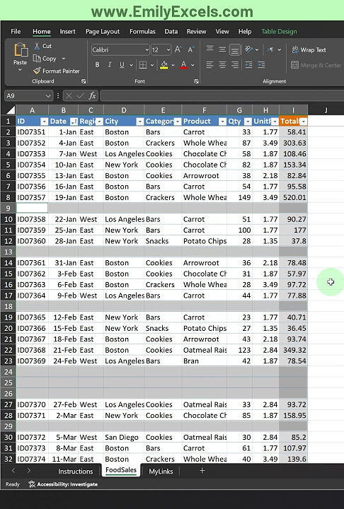 Delete Empty Rows Excel Hack Excel Exceltips Exceltricks Exceltipsandtricks Youtube