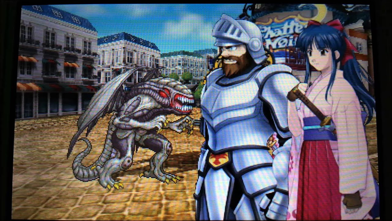 Project X Zone:Ichiro Ogami And Sakura Shinguji All Attacks W/Arthur ...