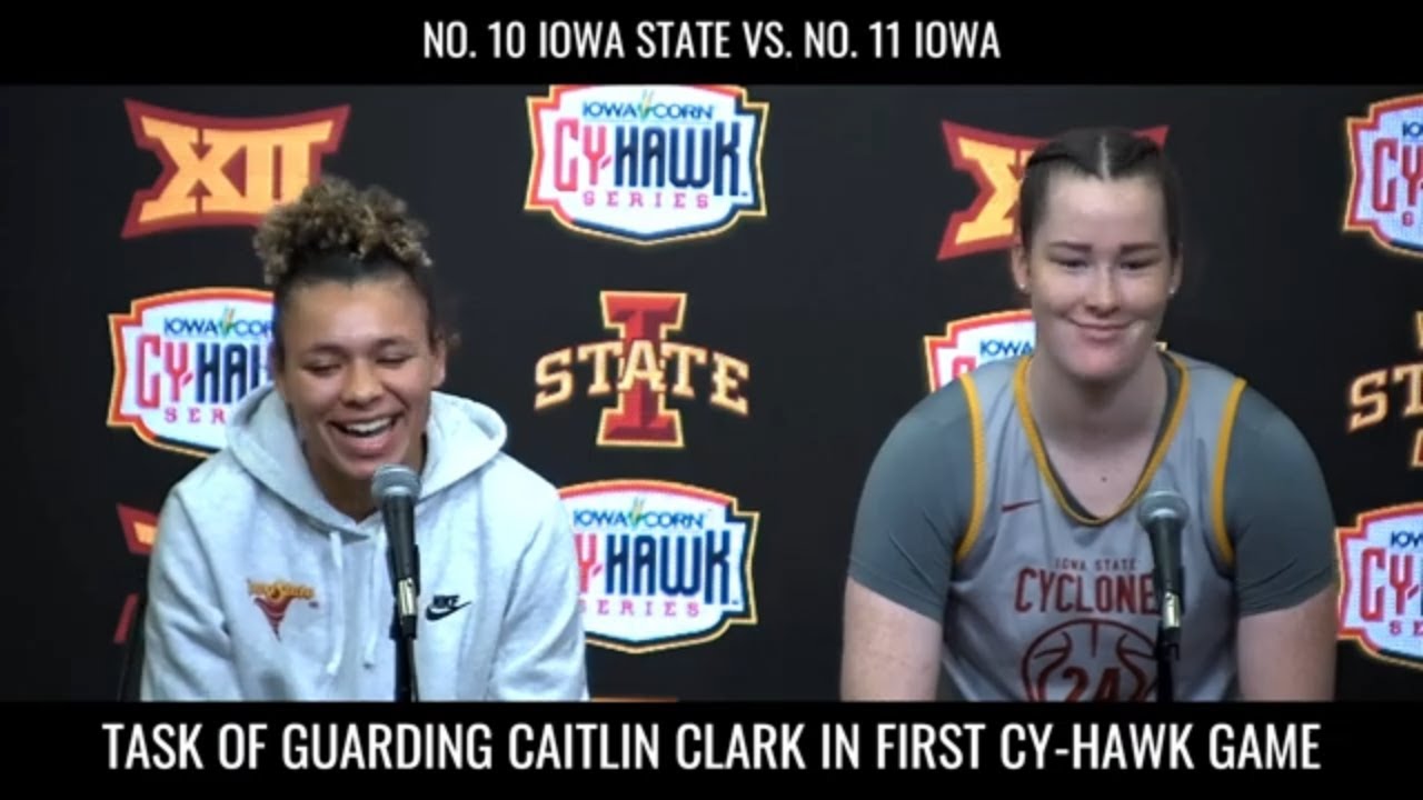 Guarding High School Caitlin Clark vs. College Caitlin Clark - YouTube