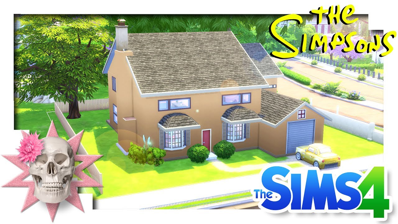 The Sims 4 - Fun Fast Build - The Simpsons House - YouTube