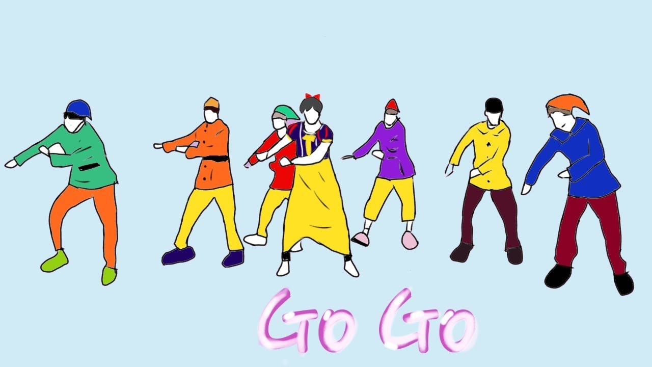 BTS 'GO GO' Animation - YouTube