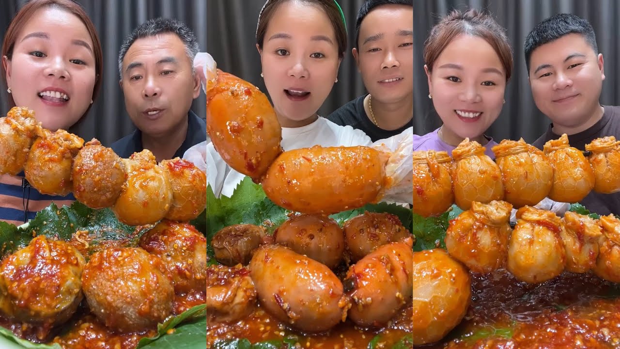 Eating Show| SHEEP BRAIN —Mukbang Collection抖音美女大胃王吃播挑戰—中國大陸各種美食錦集（垂直豎屏 ...