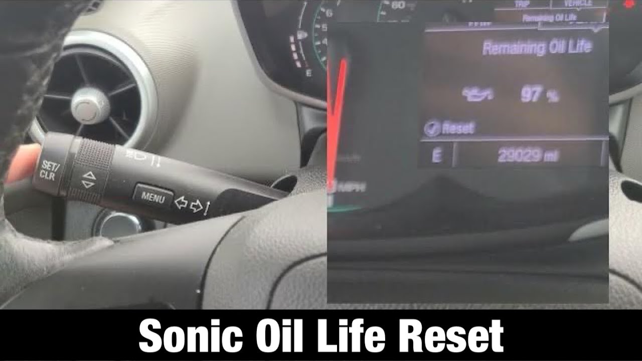 How to Reset Maintenance Reminder 2019 Chevrolet Sonic - YouTube