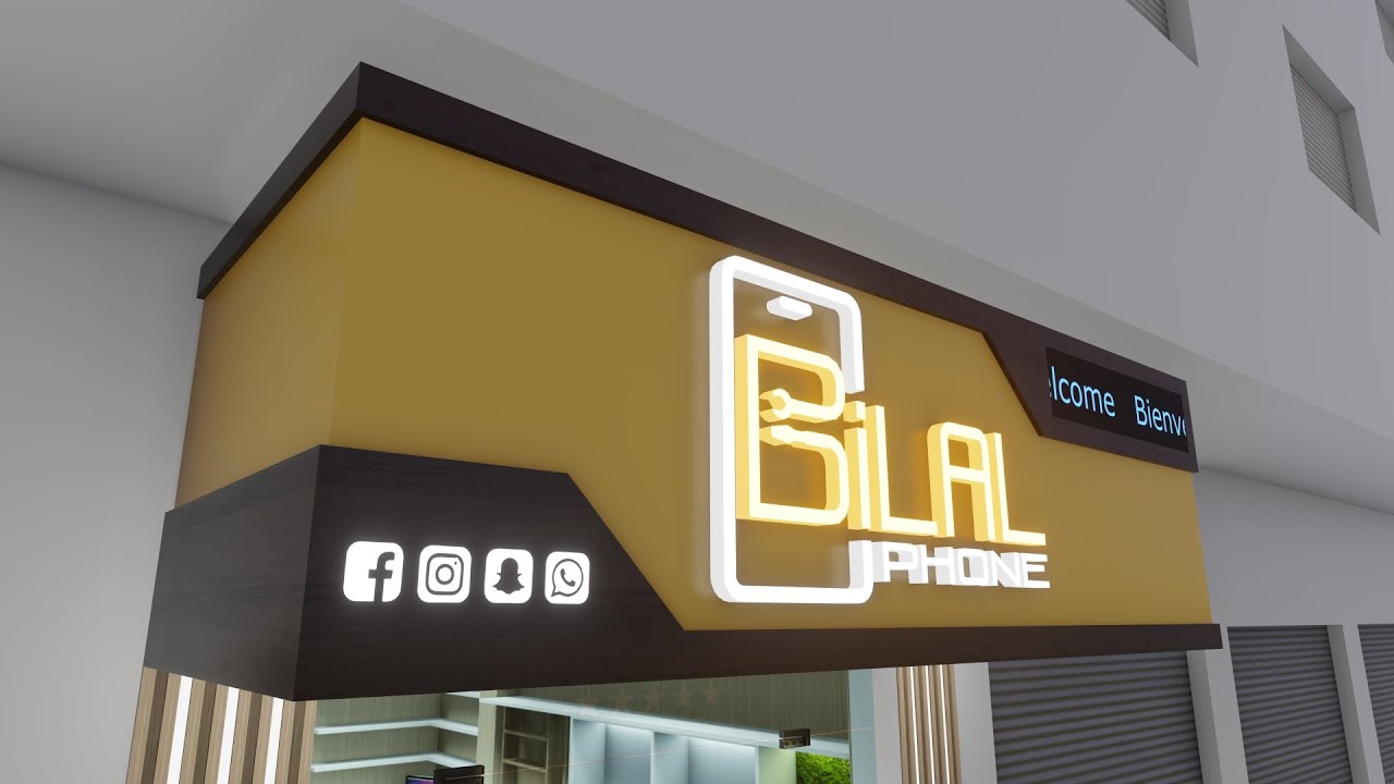 Special Design Concept 3D magasin PHONE - YouTube