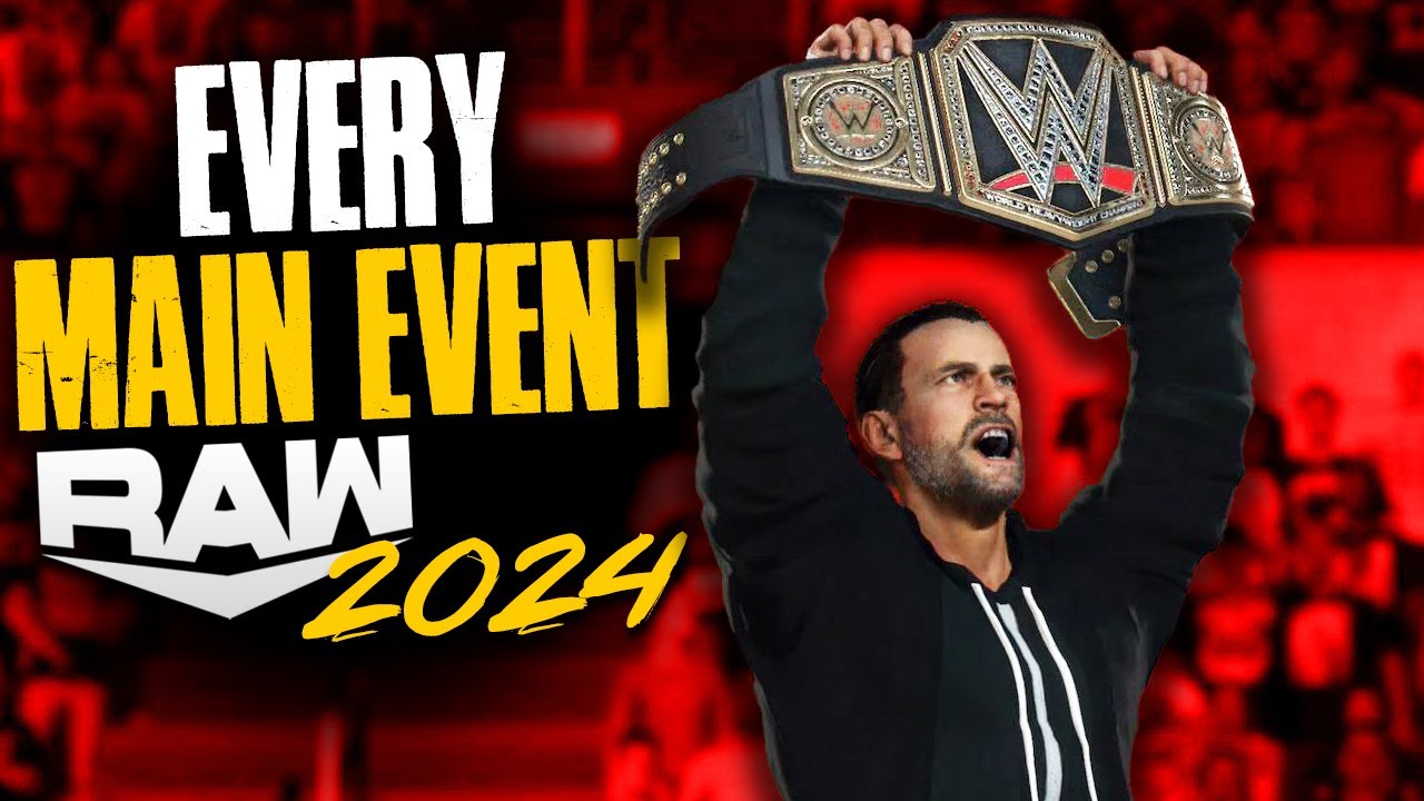 Every RAW Main Event of 2024! | WWE 2K24 Universe Mode - YouTube