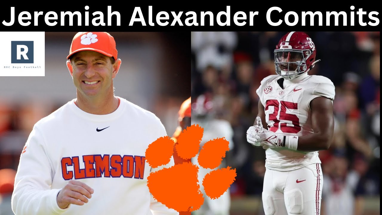 Jeremiah Alexander Commits To Clemson | Clemson Football Transfer ...