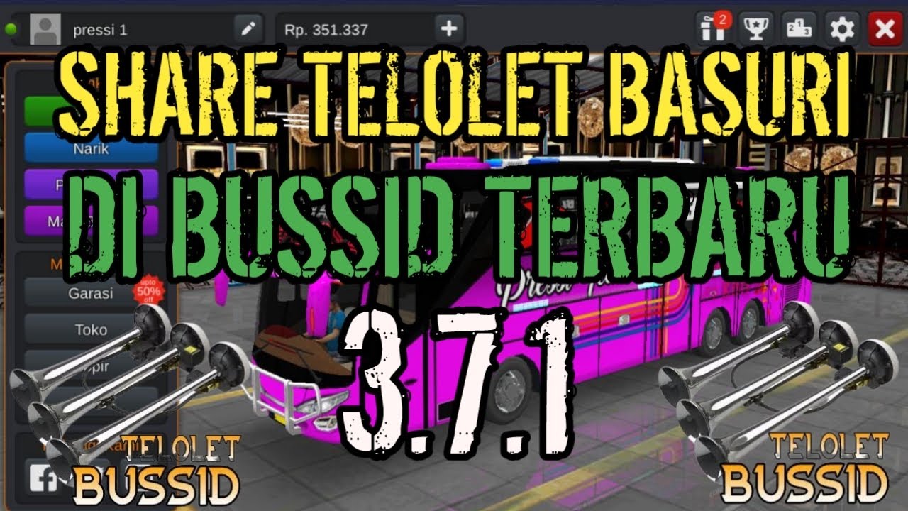 DOWNLOAD TELOLET BASURI - BUS SIMULATOR INDONESIA - YouTube