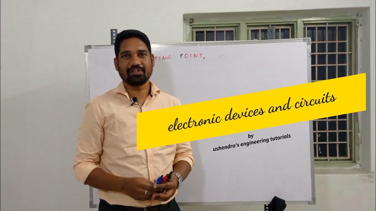operating point || electronic devices and circuits || ushendra's engineering tutorials - YouTube