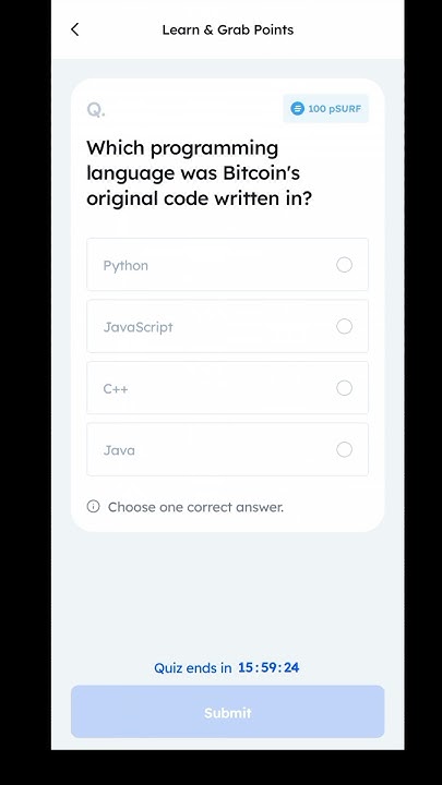 Which programming language was Bitcoin's original code written in? 29 Sept.. #marinaprotocol # ...