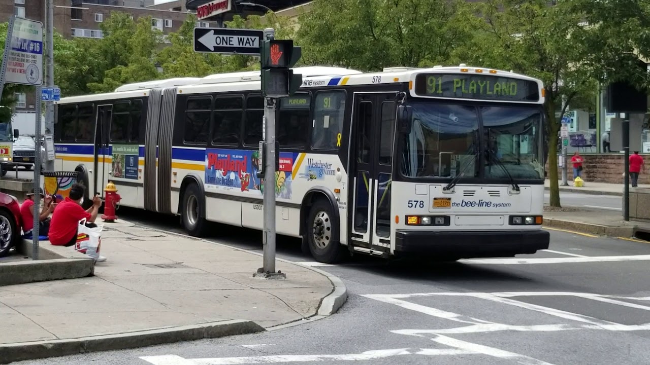 Bee-Line Bus: Neoplan AN460 Articulated [#578] Route 91 Bus @ Riverdale ...