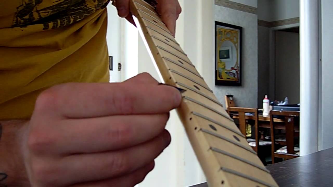 rolling fretboard edges - YouTube