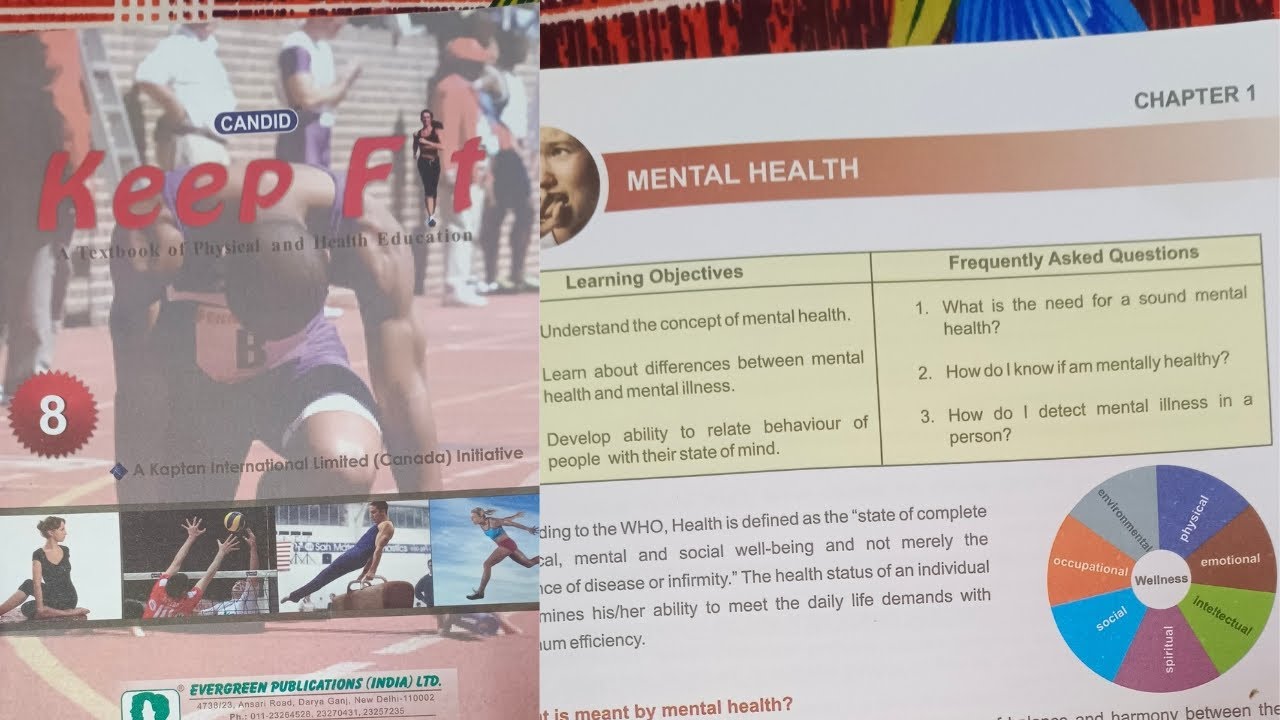 Keep Fit Class 8 Chapter 1 Mental Health/ Mental Health lesson 1 in Keep fit class 8 #keepfit ...