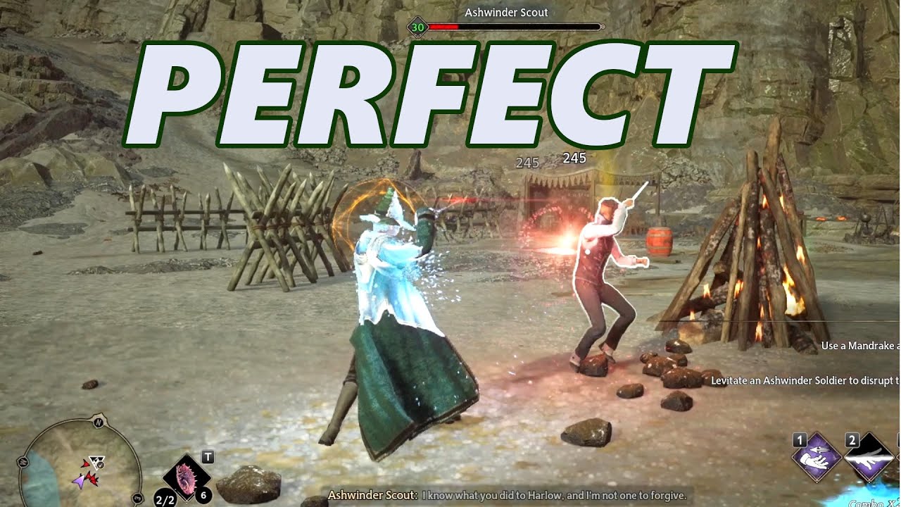 CRAZY NORMAL Attack - Hogwarts Legacy - YouTube