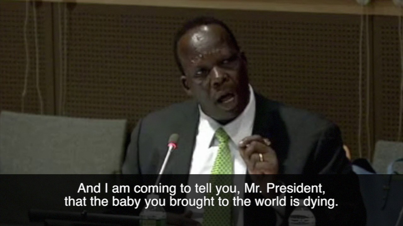 Simon Deng @ the UN. Help Southern Sudan! Dec. 9, 2016. - YouTube