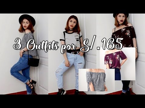 3 OUTFITS DE GAMARRA PARA PRIMAVERA CON S/.165 (SOLO ROPA)