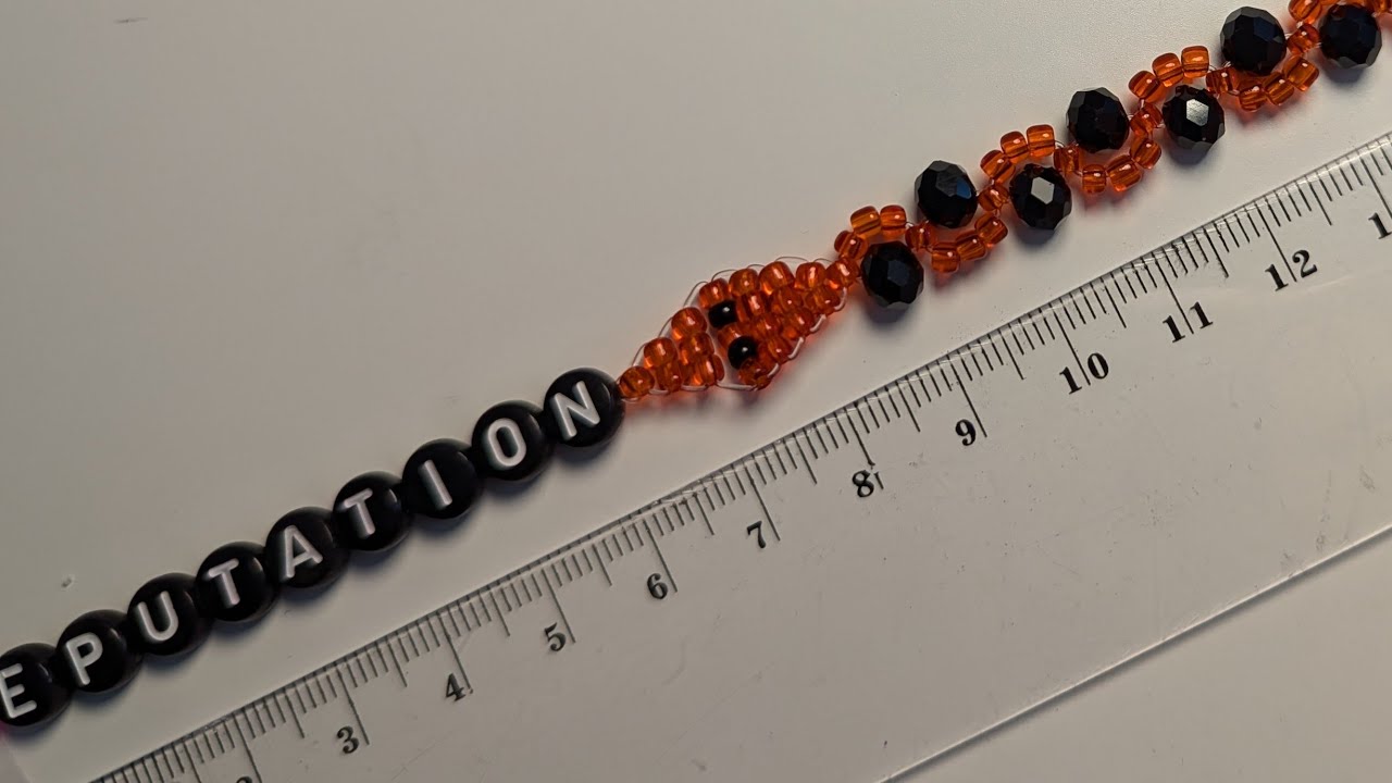 a (not very good) tutorial for my reputation snake bracelet - YouTube