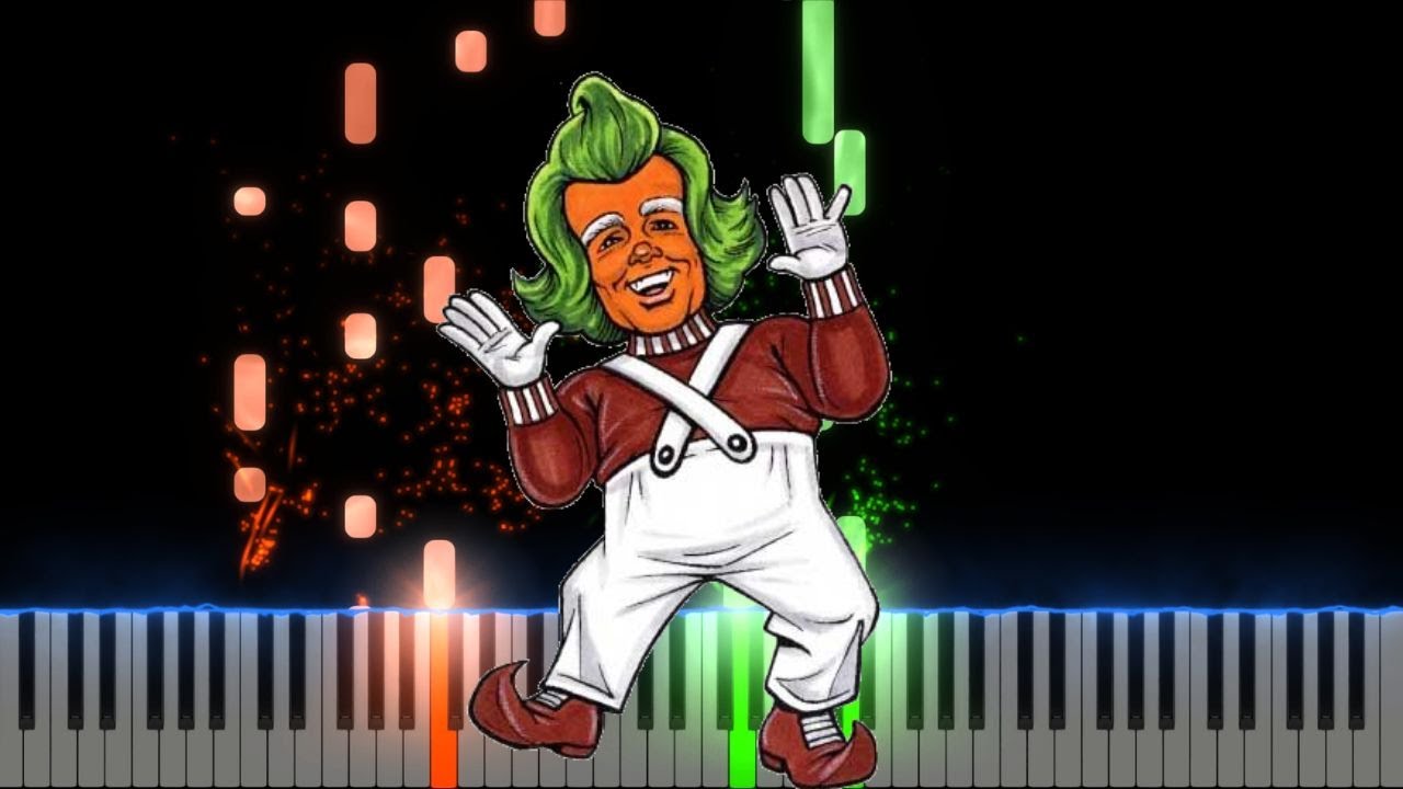 Oompa Loompa Wonka Piano Cover Midi tutorial Sheet app Karaoke - YouTube