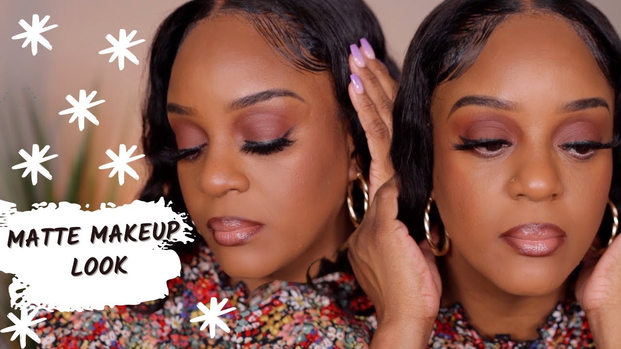 Creating A Detailed Comfortable Matte Makeup Look - YouTube