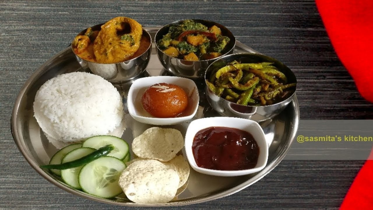Indian Lunch thali Recipe ||Lunch Menu Ideas ||Odia Nonveg Fish Thali ...
