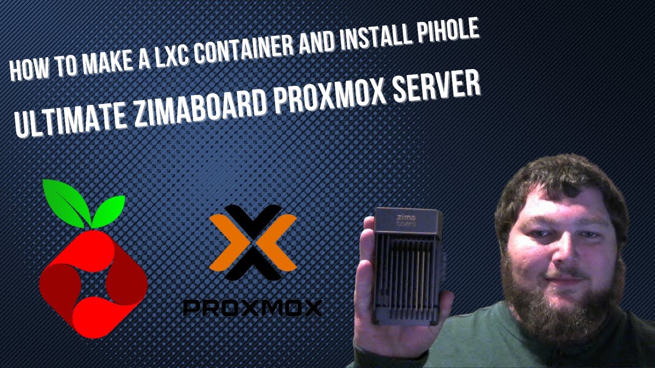 How To Create A ProxMox LXC Pihole Container ZimaBoard Proxmox Server How To Create A ProxMox LXC Pihole Container ZimaBoard Proxmox Server