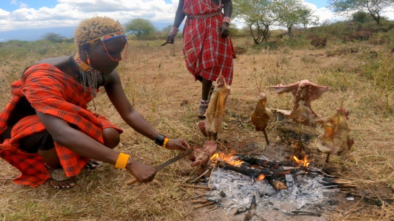Cooking Traditional African food|| Massai Africa - YouTube