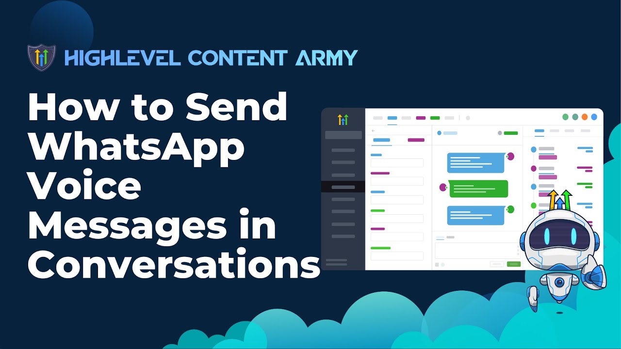 How to Send WhatsApp Voice Messages in Conversations - YouTube