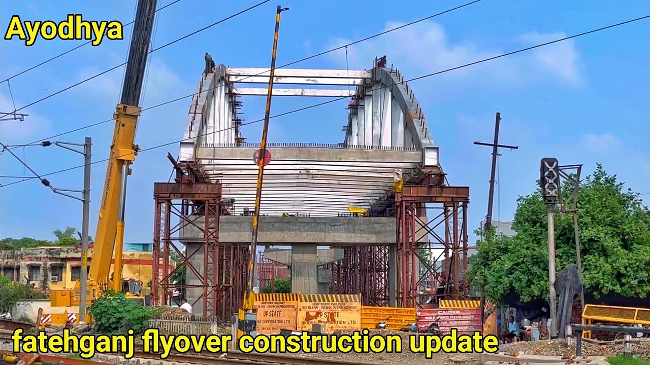 Ayodhya development update/fatehganj flyover construction/ayodhya ...