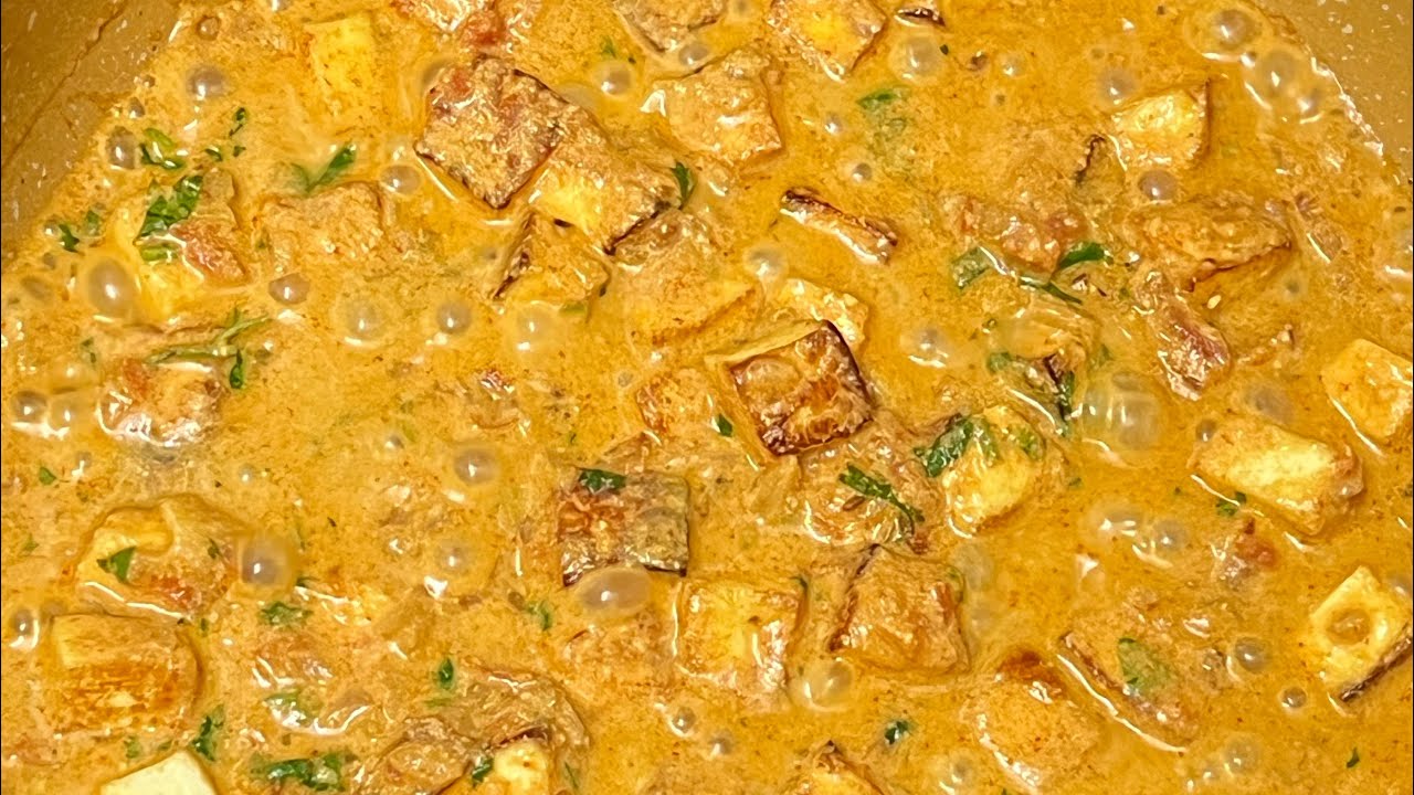 Paneer almond curry | Side dish using paneer | Tasty and healthy North ...