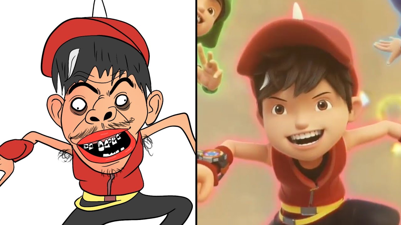 BoBoiBoy Galaxy Windara Drawing Meme | BoBoiBoy Kartun Lucu Ngakak ...