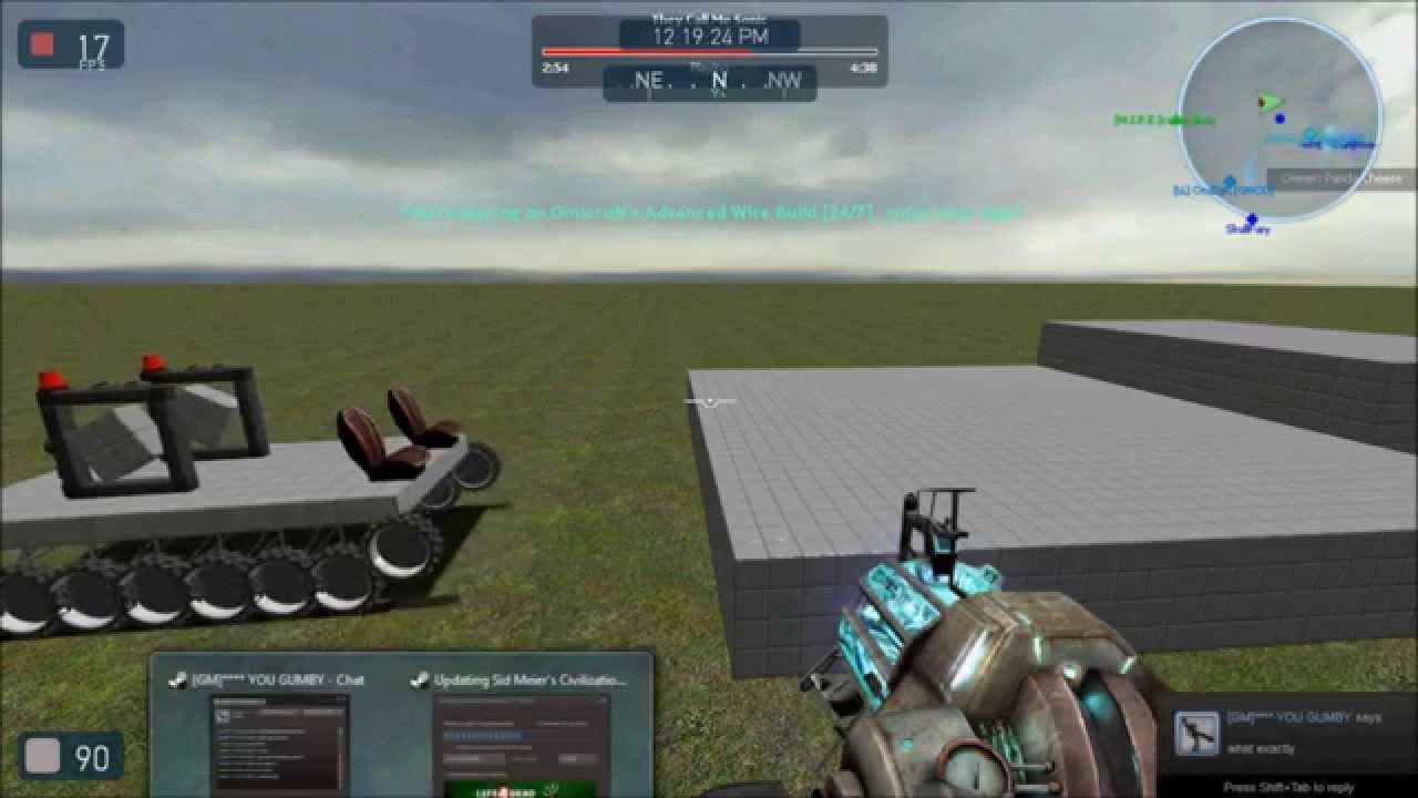 Gmod - [Gameplay] - Tank chassis demonstration - YouTube