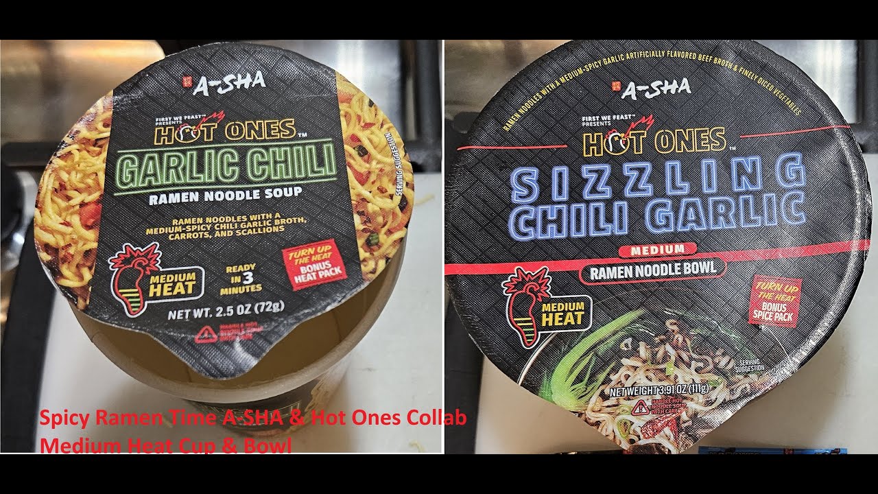 Hot Ones Garlic Chili Cup & Sizzling Chili Garlic Bowl Review - YouTube