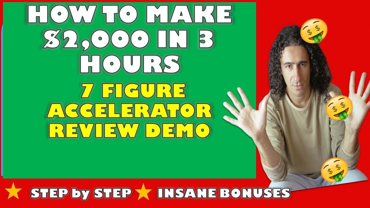 HOW TO MAKE $2000 IN 3 H ♠️ 7-FIGURE ACCELERATOR REVIEW DEMO♠️ +$4235 ...