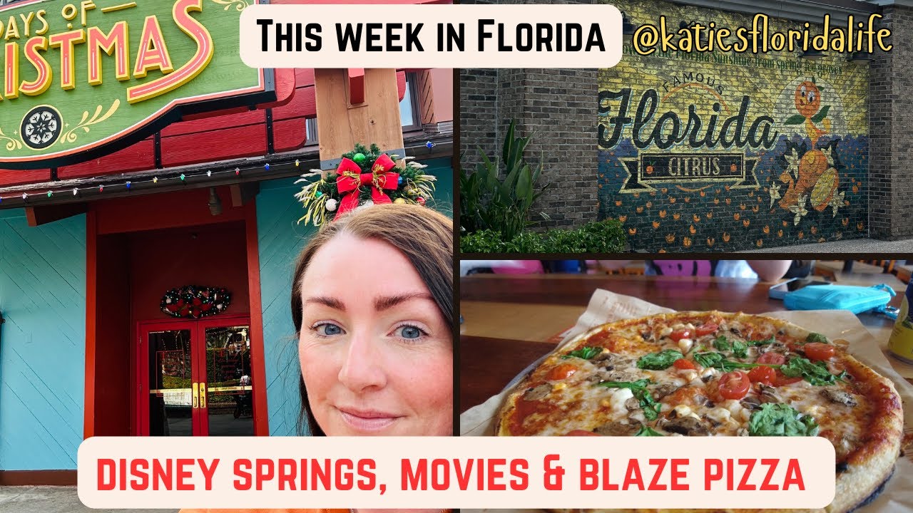 This week in Florida | Disney Springs | Blaze pizza | Weekly Vlog - YouTube