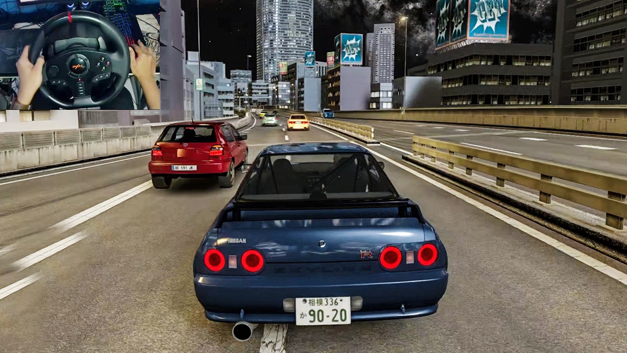 1000HP Nissan Skyline GTR R32 - Assetto Corsa | Steering Wheel Gameplay ...