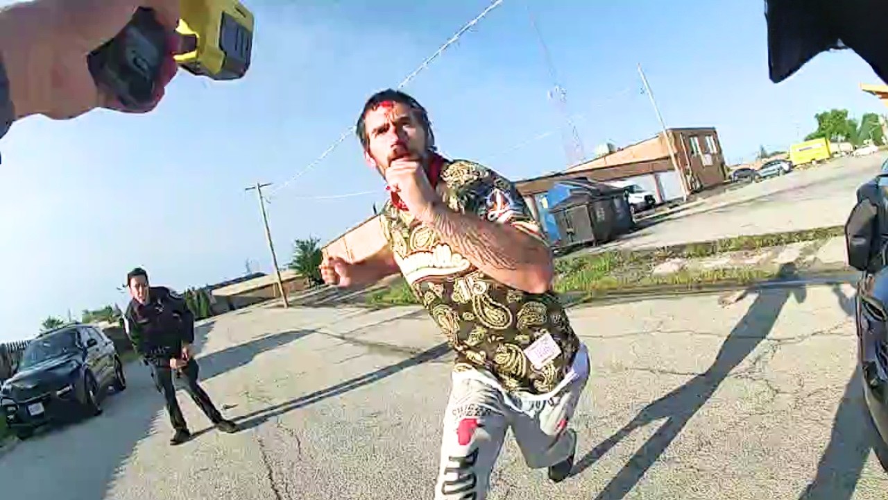 Man Thinks He Can Attack Cops Without Consequences - YouTube