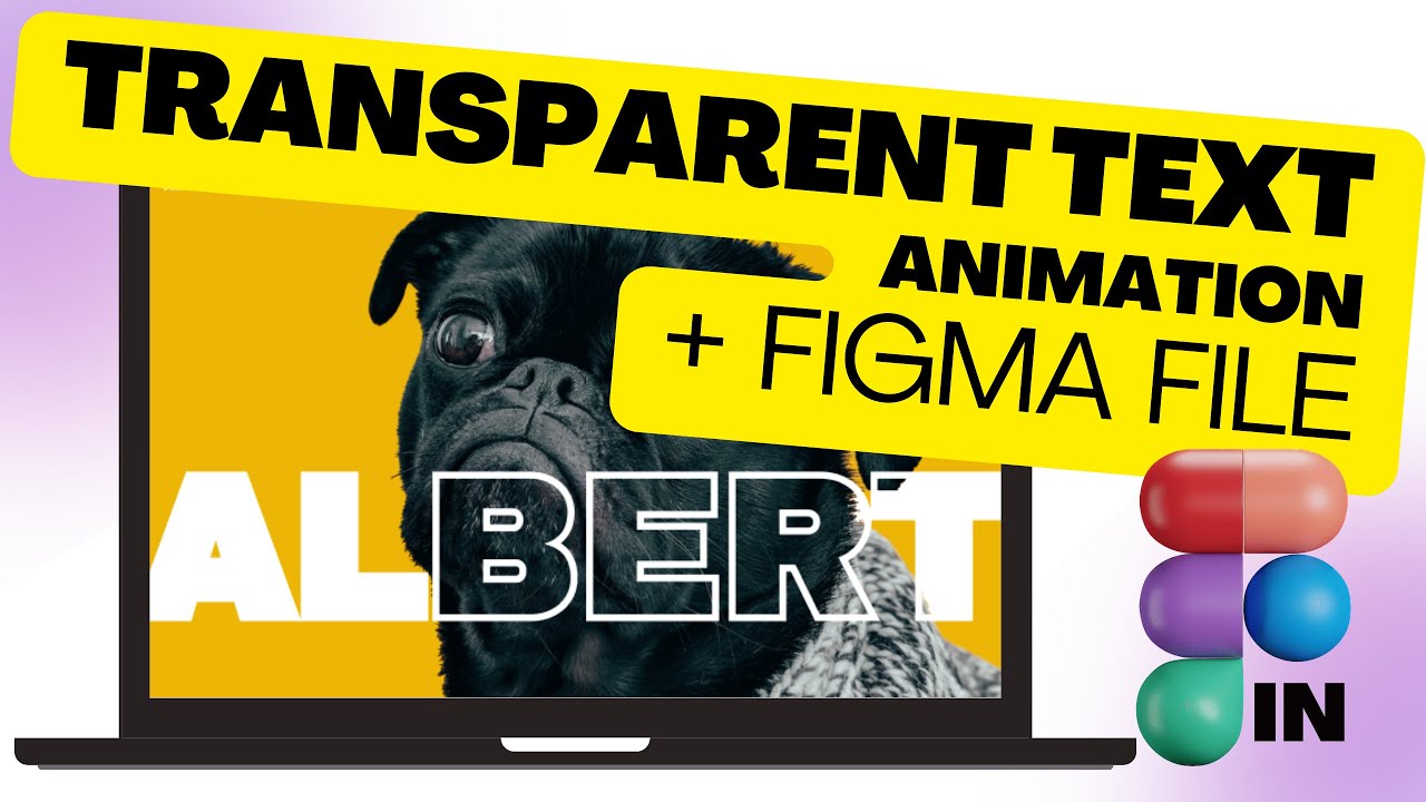 Transparent Text Animation | Figma Tutorial | + Figma LINK in ...
