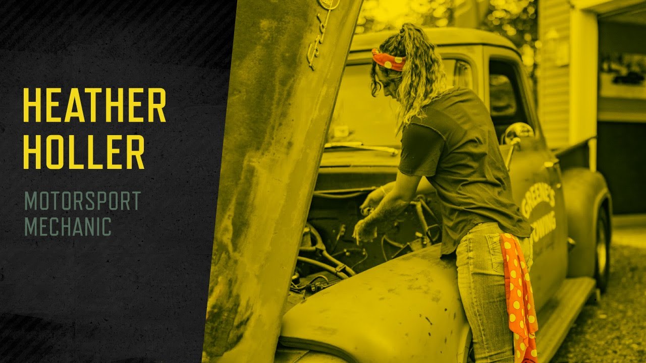 A Motorsport Unicorn: Female Mechanic Heather Holler - YouTube