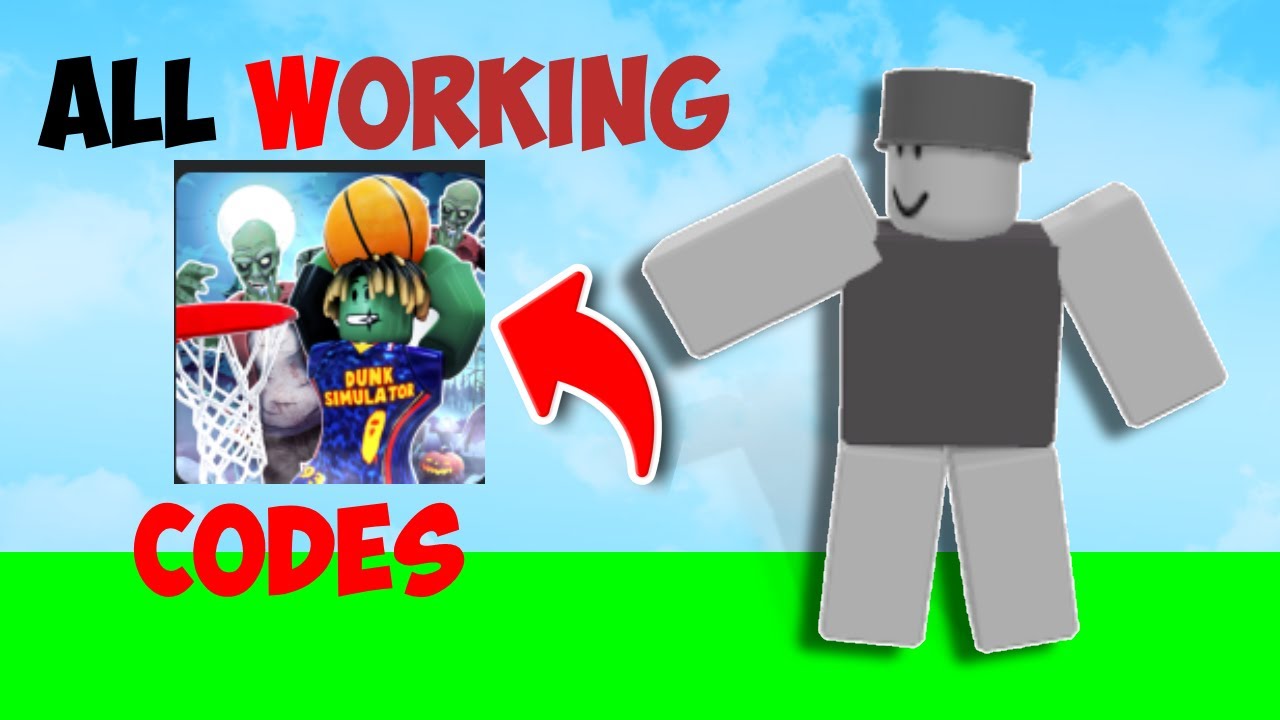 ALL CODES IN ROBLOX DUNKING SIMULATOR - YouTube