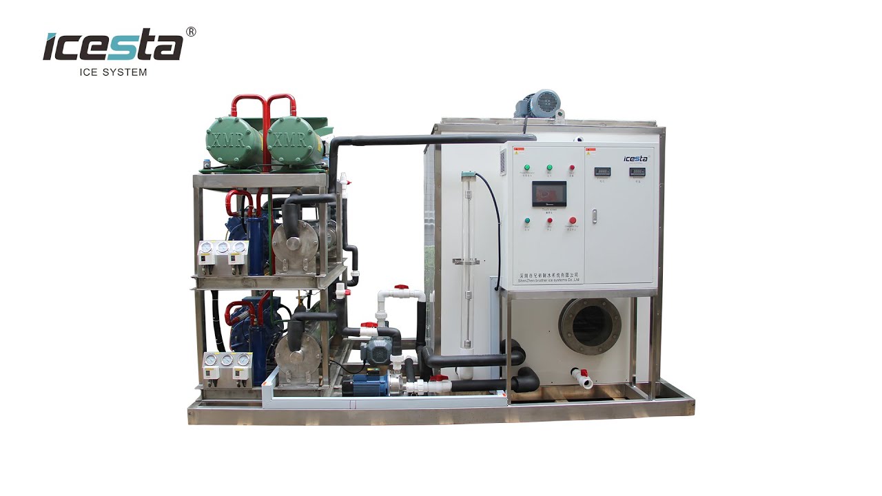 Intro to Icesta Slurry Ice Machine Brother Ice System - YouTube