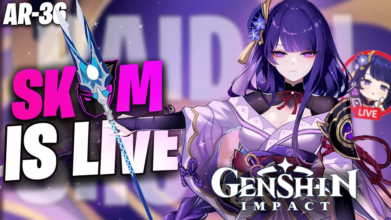 🔴[HINDI] AR-36 | Building Raiden Shogun | Genshin Impact India # ...