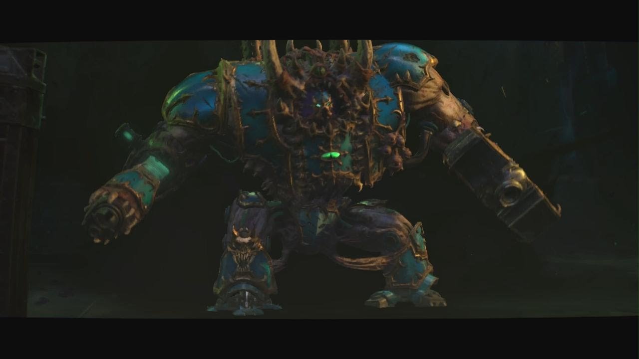 Warhammer 40000: Space Marine 2 | Helbrute BOSS Fight Gameplay - YouTube