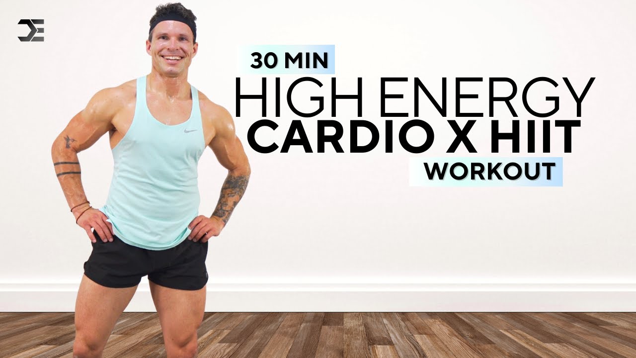 30 Min FULL BODY CARDIO HIIT WORKOUT | No Equipment (Maximum Energy ...